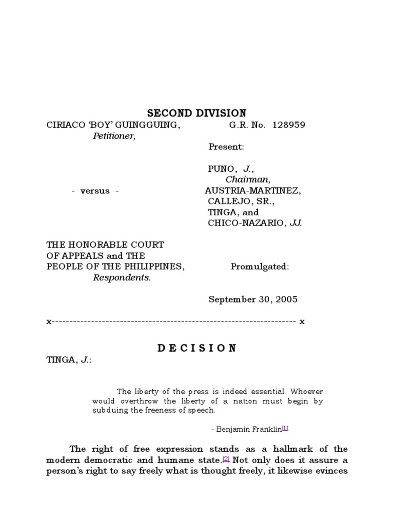 Libel Case | PDF | Defamation | First Amendment To The United States ...