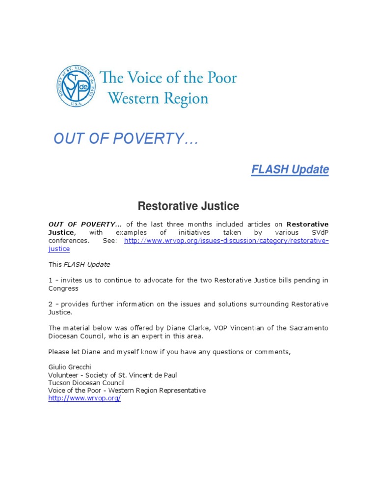 Flash On Restorative Justice | PDF | Restorative Justice | Prison
