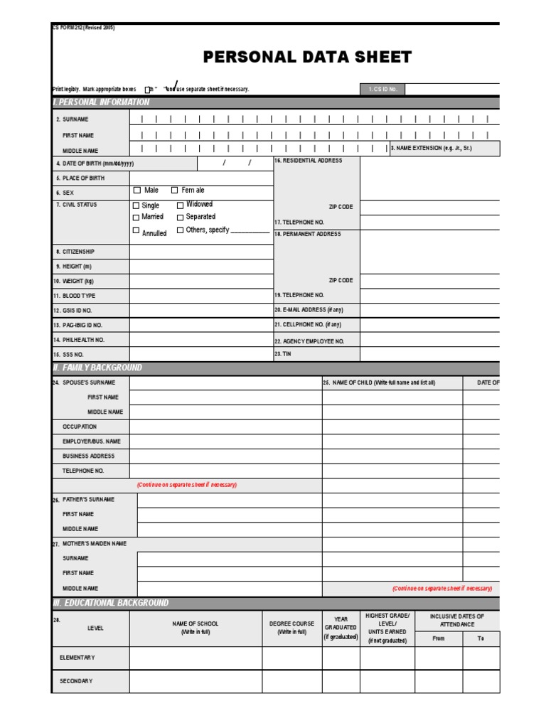 Pds CSC Form212 | PDF | Crime & Violence | Crime Thriller