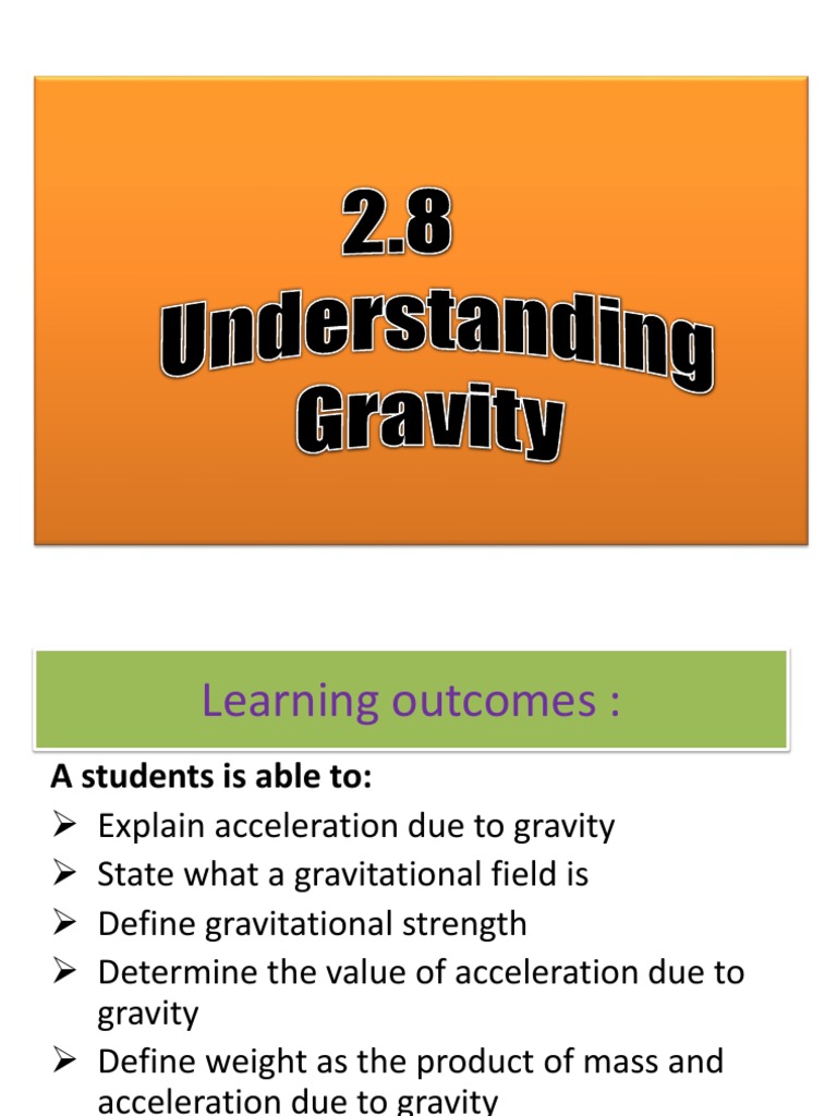 Understanding Gravity and Its Effects | PDF | Gravity | Mass