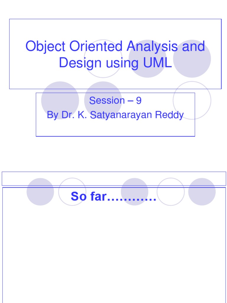 Ooad Session 9 Use Case Software Design 