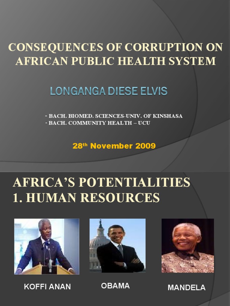 Impact of Corruption on African Health | PDF | Epidemiology Of Hiv/Aids ...