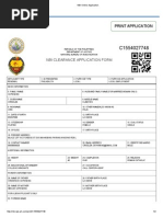 NBI Clearance Application Form | PDF | Social Institutions | Social Science