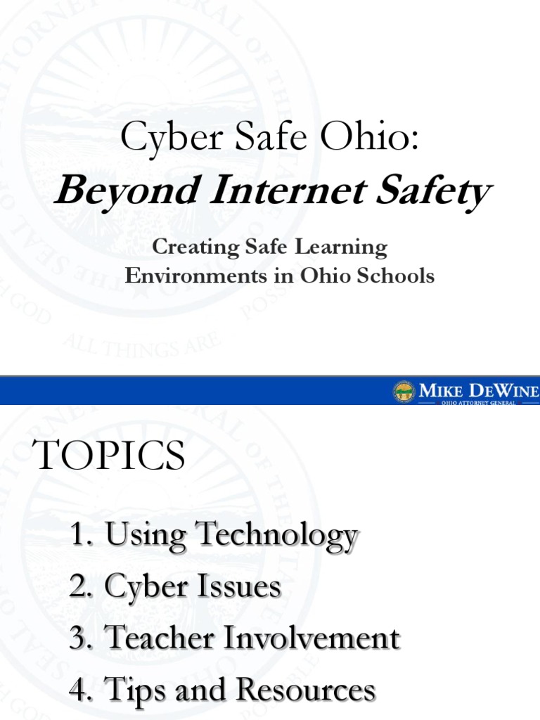 Cyber Safety Presentation For Teachers | PDF | Stalking | Cyberbullying