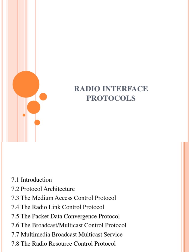 UMTS - RLC and MAC Layer in Detail | PDF | Internet Protocols ...