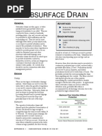 Underdrain Installation Guidelines | PDF | Drainage | Road Surface