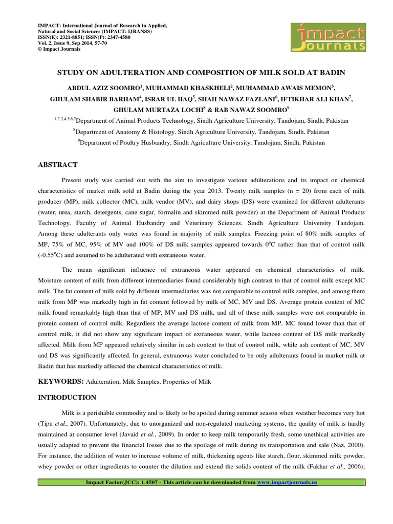 7.Applied-Study On Adulteration and Composition-Ghulam Murtaza Lochi ...