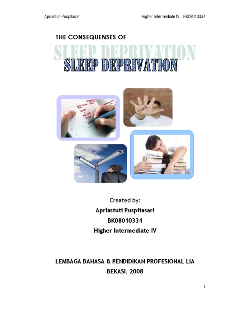 The Consequences of Sleep Deprivation | PDF | Sleep Deprivation | Sleep