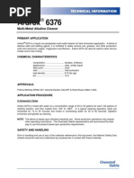 Oakite 61B: Alkaline Cleaner for Aluminum | PDF | Aluminium | Water