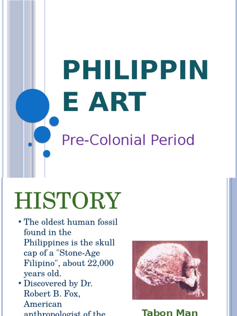 Philippin E Art: Pre-Colonial Period | PDF