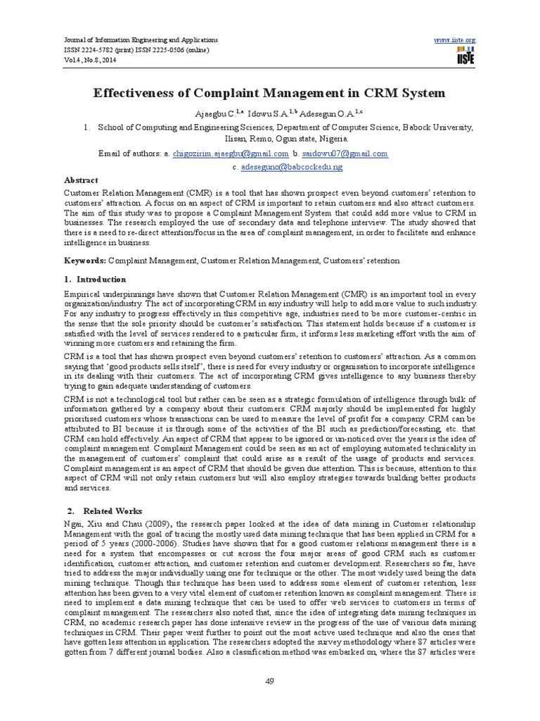 CRM Systems | PDF | Customer Relationship Management | Strategic Management