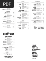Red Rooster Grill Menu Overview | PDF
