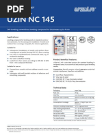 UZIN NC 150 Self-Leveling Compound Guide | PDF | Cement | Flooring