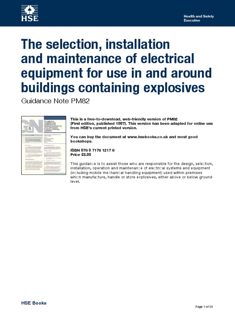 Selection, Installation & Maintenance of Electrical Equipment | PDF ...