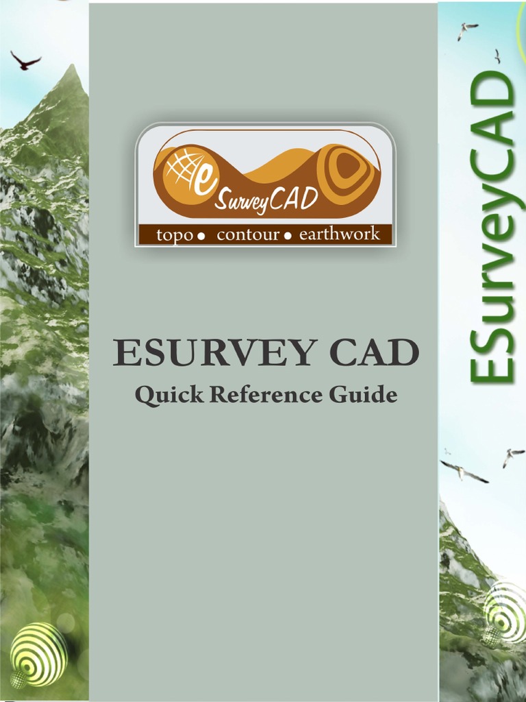 ESurvey CAD: TopoMap and Contour Guide | PDF | Teaching Methods ...