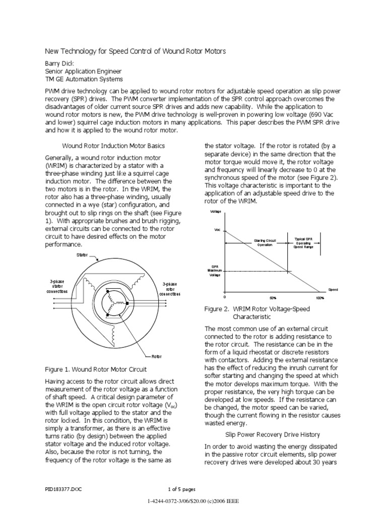 Synchronous Motor | PDF | Power Inverter | Electric Power System