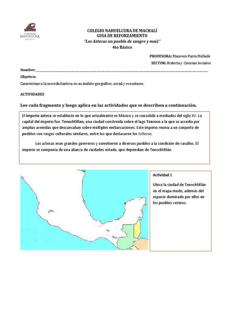 Los Aztecas Guia | PDF | azteca | Cultura (general)
