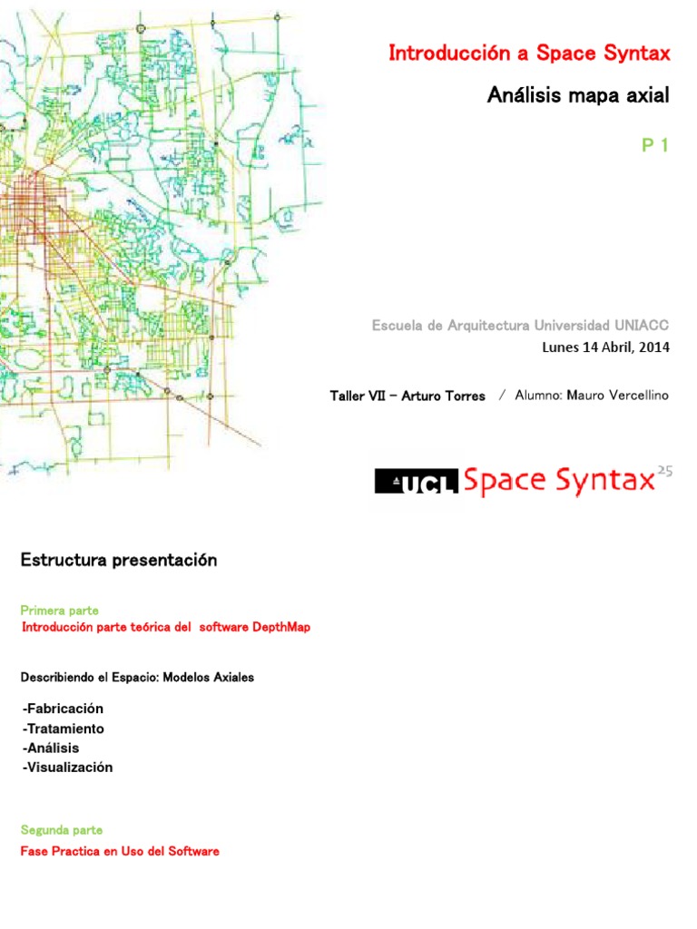 Introducción A Space Syntax | PDF | Sistema de información geográfica | Software