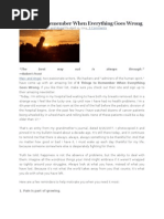 Instructions For A Bad Day by Shane Koyczan | PDF | Lifestyle