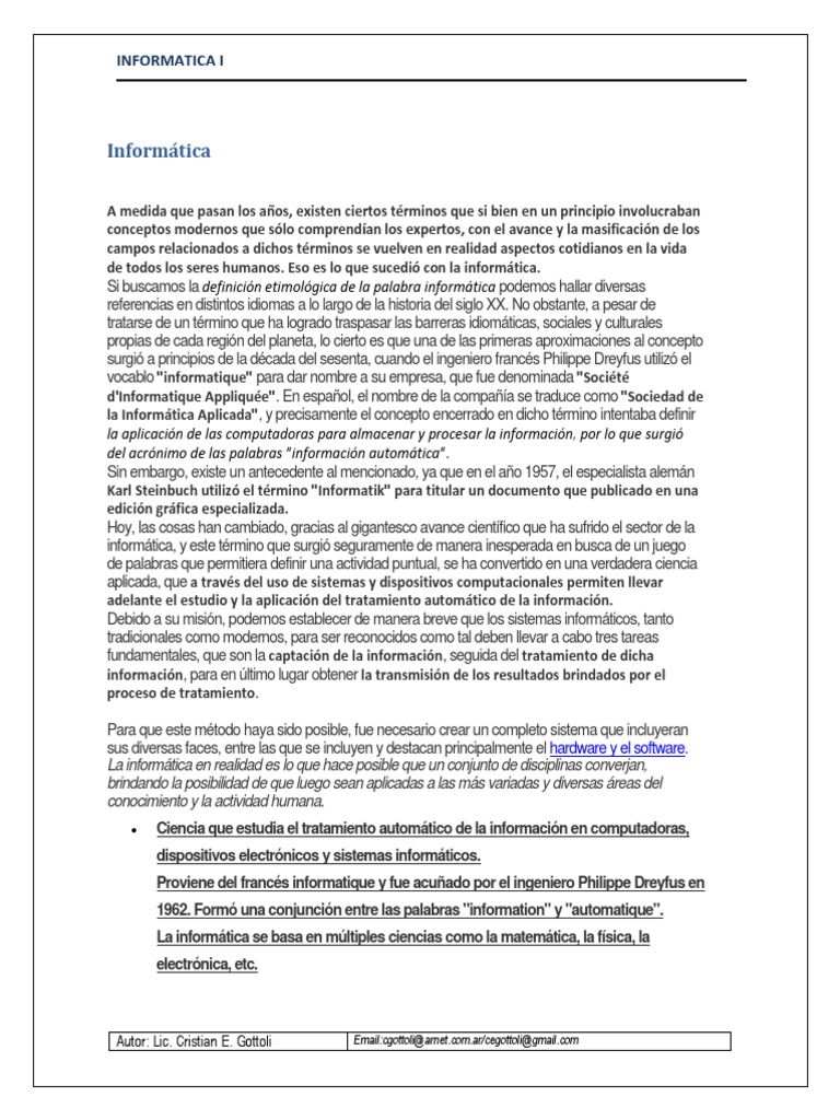 Manual de Informatica I PDF | Descargar gratis PDF | Periférico | Caché ...