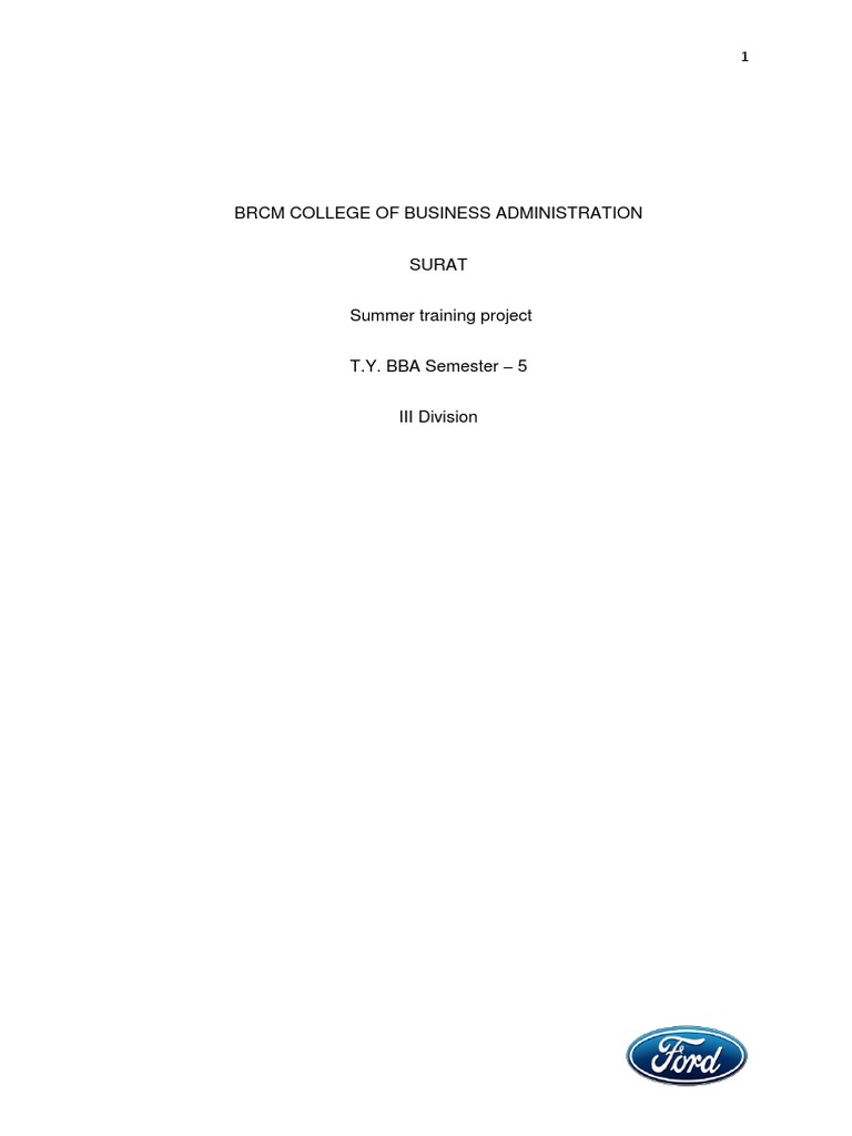 Ford | PDF | Ford Motor Company | Inventory
