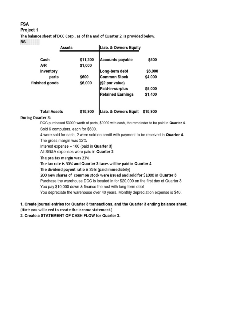 DCC Corp. Q3 Financial Overview | PDF | Expense | Balance Sheet