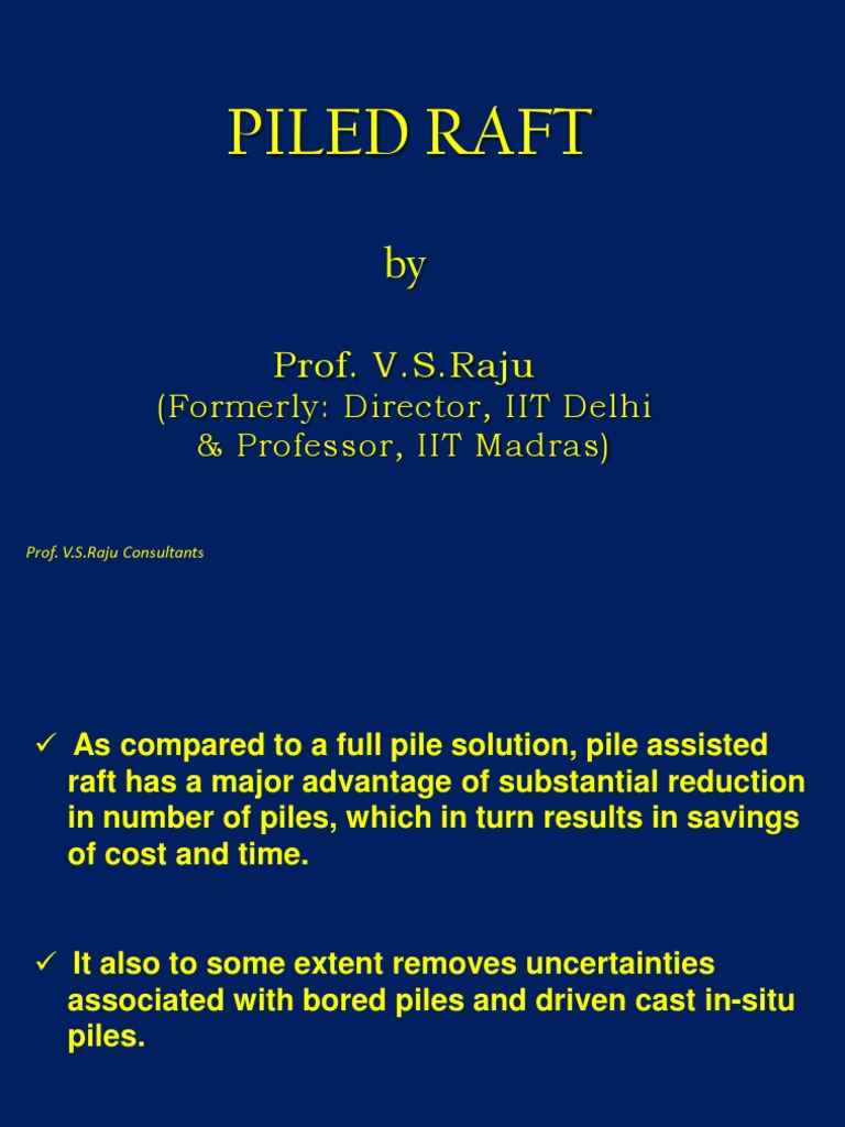 Piled Raft Foundation Design Guide | PDF | Deep Foundation | Silt
