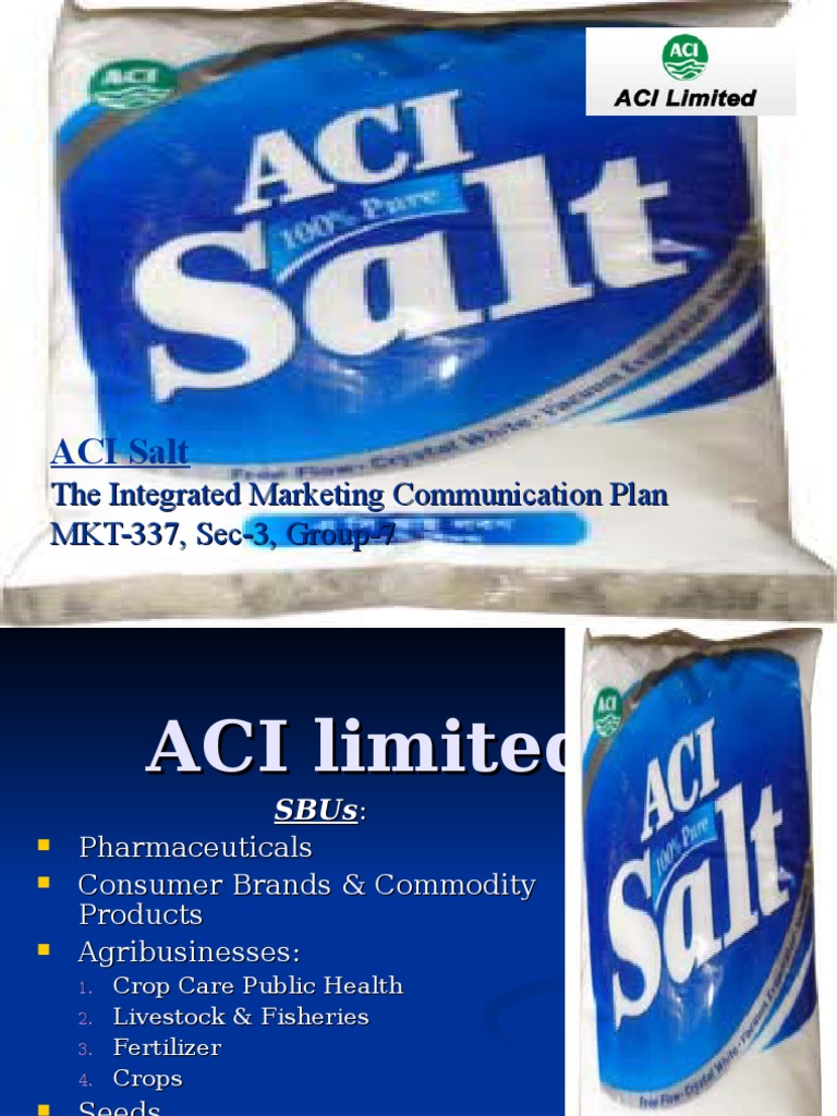 ACI Limited-Final Slides | PDF | Marketing | Industries
