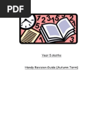 Year 6 Maths Practice Questions Answer Booklet | PDF | Elementary ...