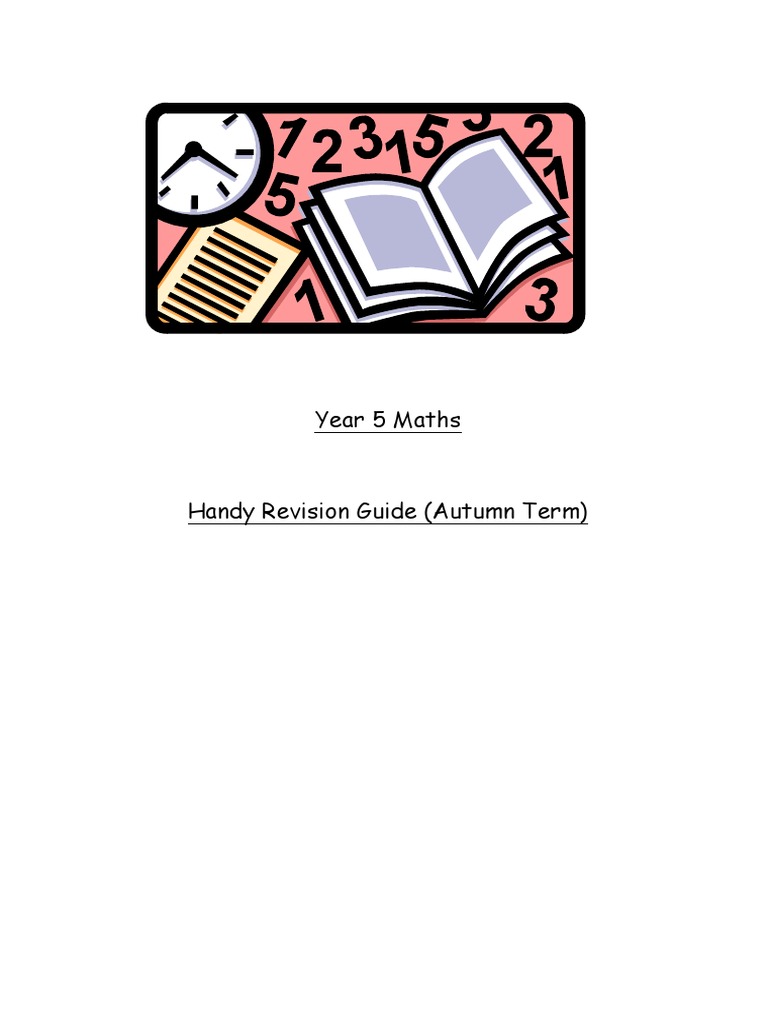 Year 5 Maths Revision | Download Free PDF | Fraction (Mathematics ...