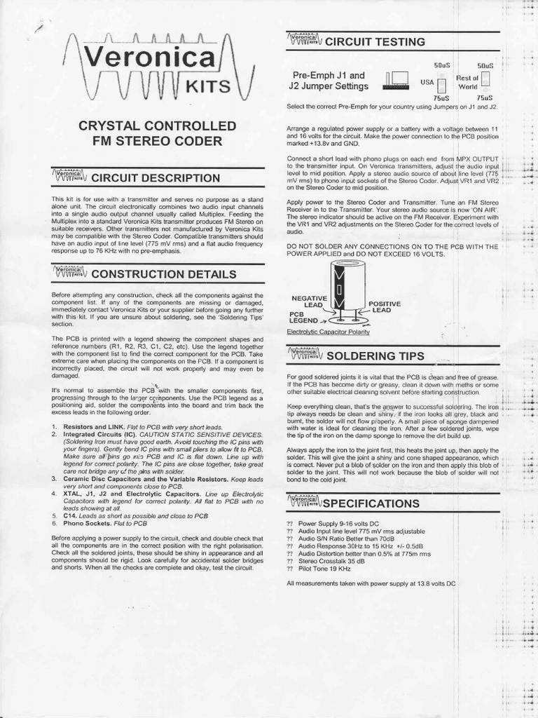 Stereo Coder PDF | PDF | Science & Mathematics | Computers