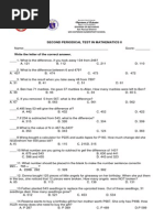 Mathematics Quiz Bee Grade 2 | PDF