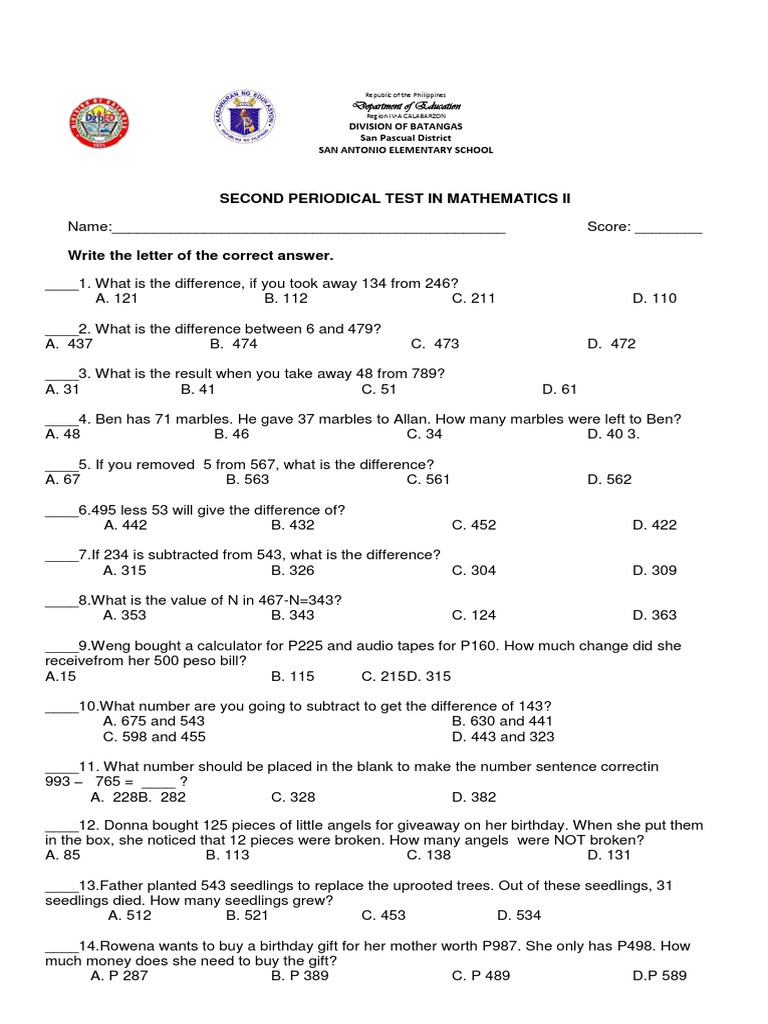 2nd-periodic-test-math-pdf-subtraction-multiplication