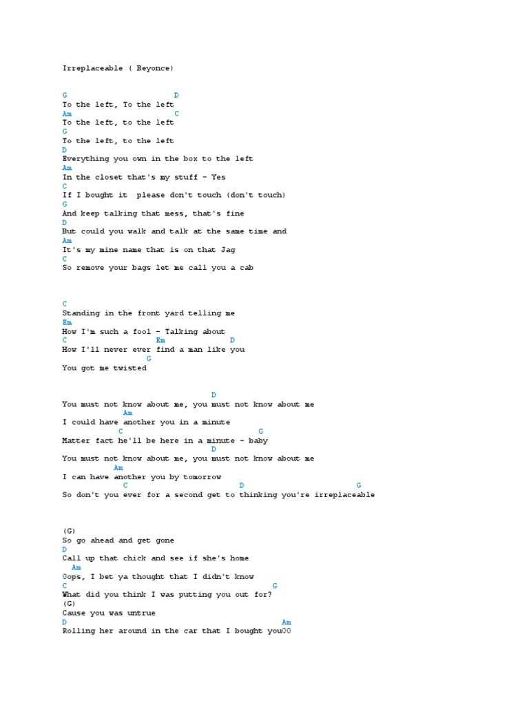 Irreplaceable Beyonce | PDF | Teaching Mathematics