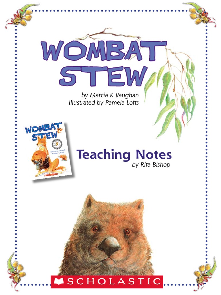 Wombat Stew | PDF | Fauna Of Australia | Foods