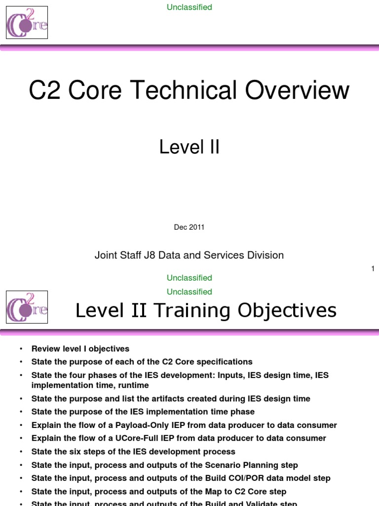 C2 Core Technical Overview | PDF | Xml Schema | Xml