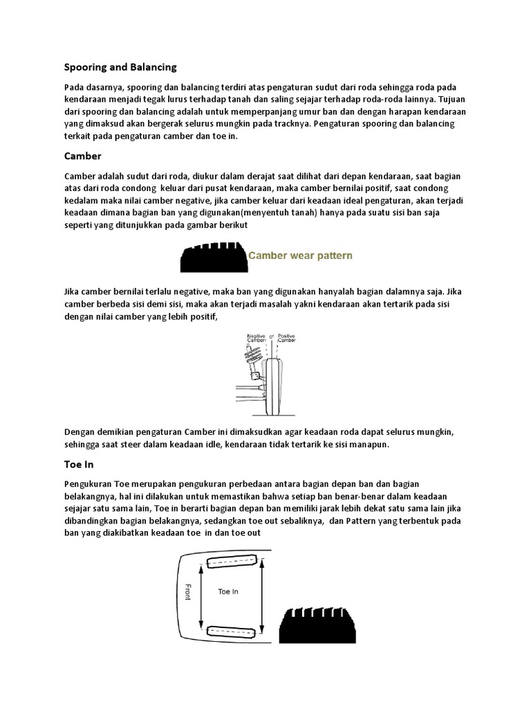Spooring and Balancing | PDF