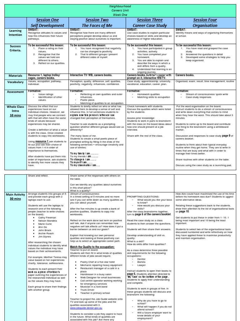 Career Development and Self-Reflection | PDF