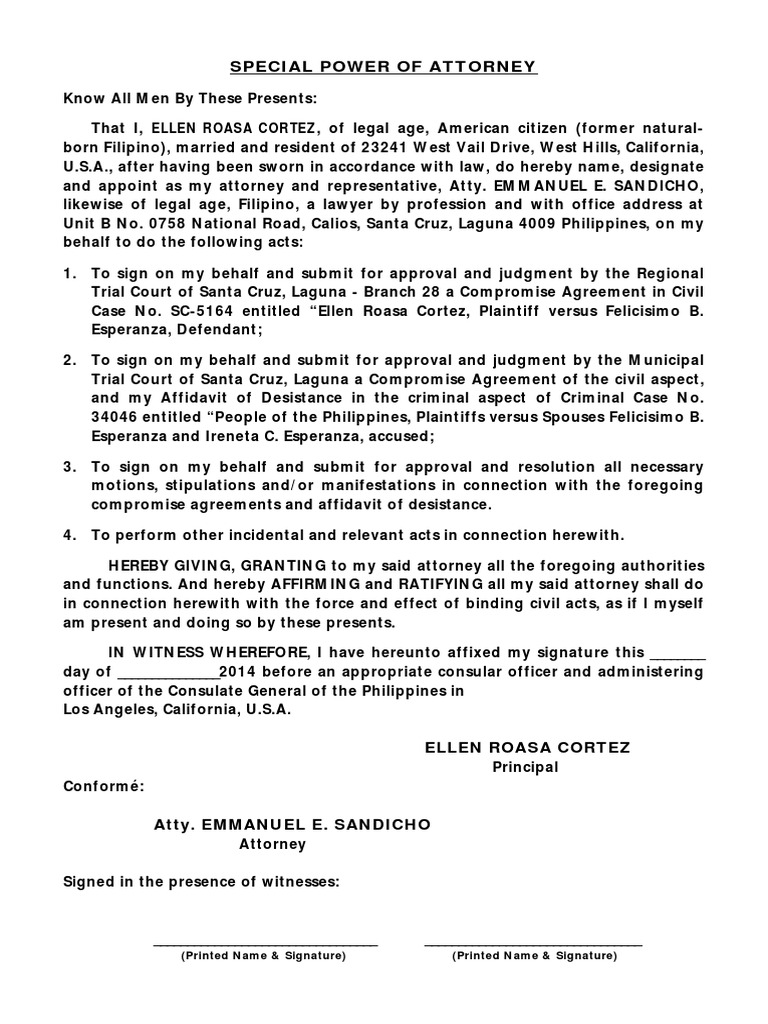 SPA | Download Free PDF | Lawyer | Philippines