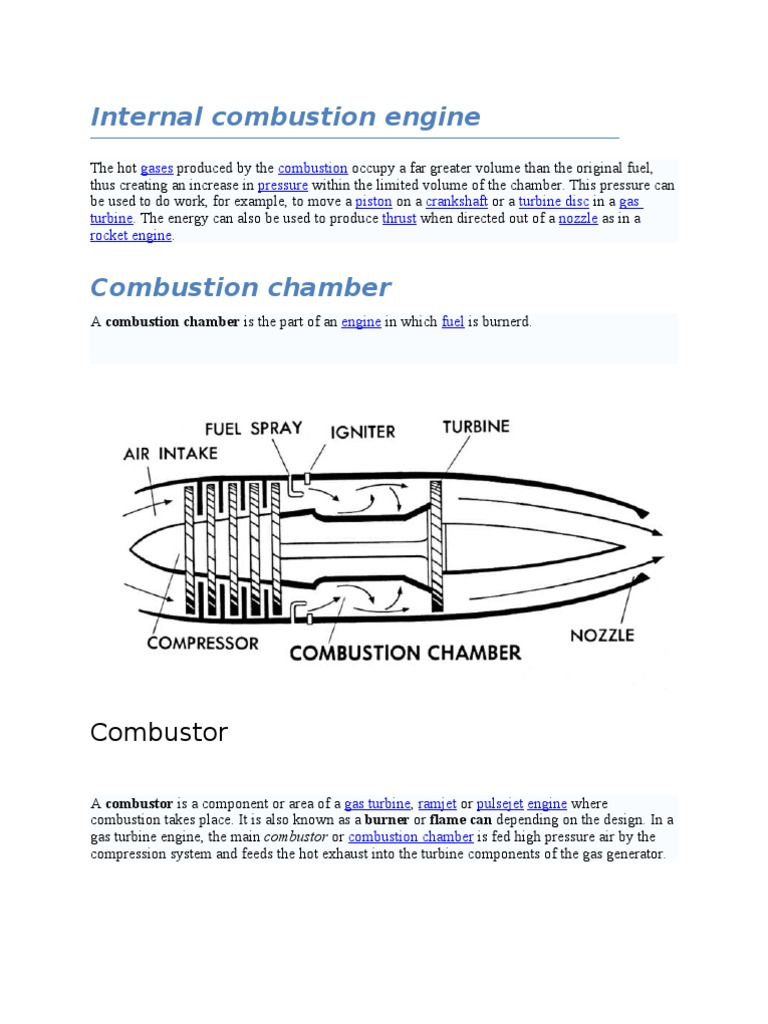 Combustion Chambers Explained | PDF