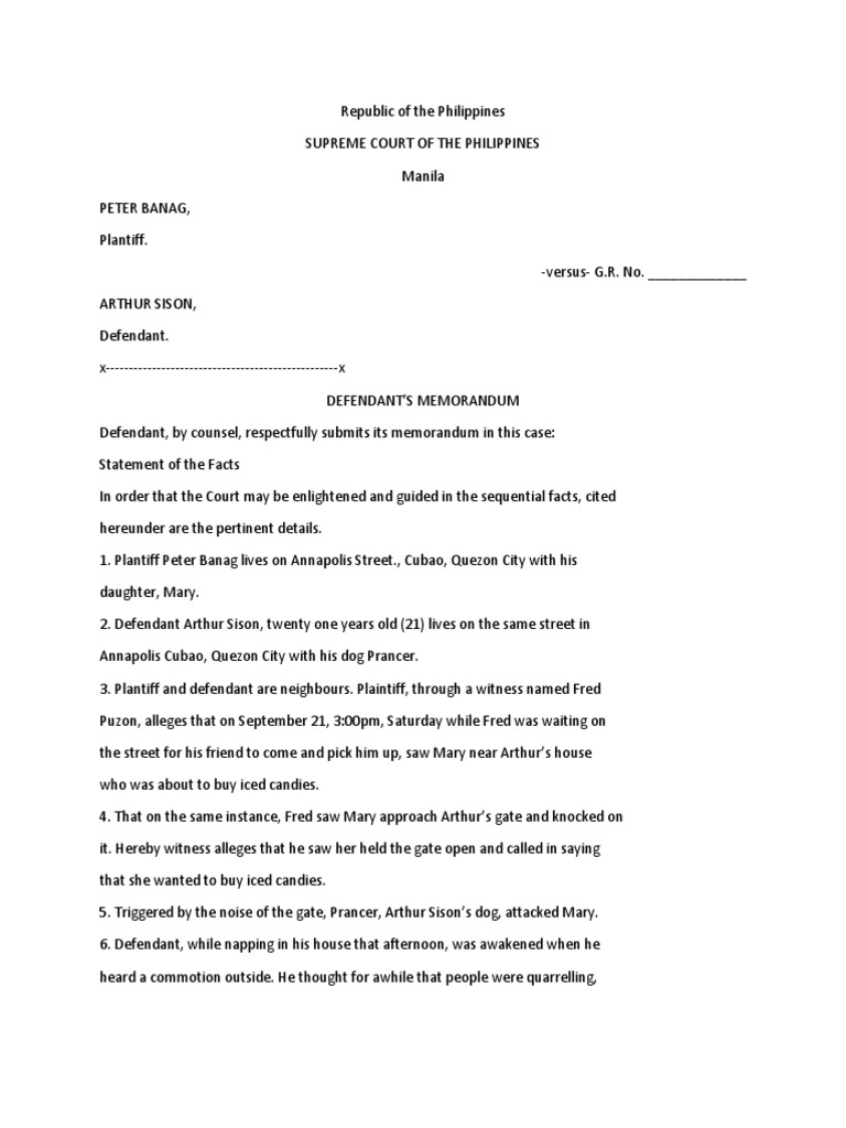 Legal Memo Sample | PDF | Trespass | Negligence
