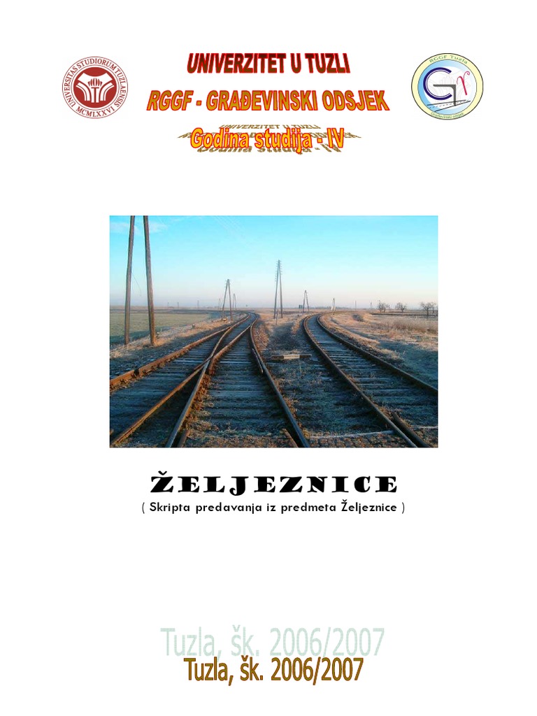 Zeljeznice Skripta | PDF