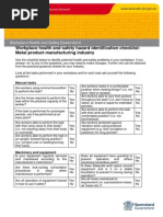 Gemba Checklist | PDF | Prevention | Safety