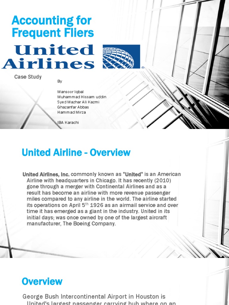 Accounting Presentation Final | PDF | Frequent Flyer Program | Airlines
