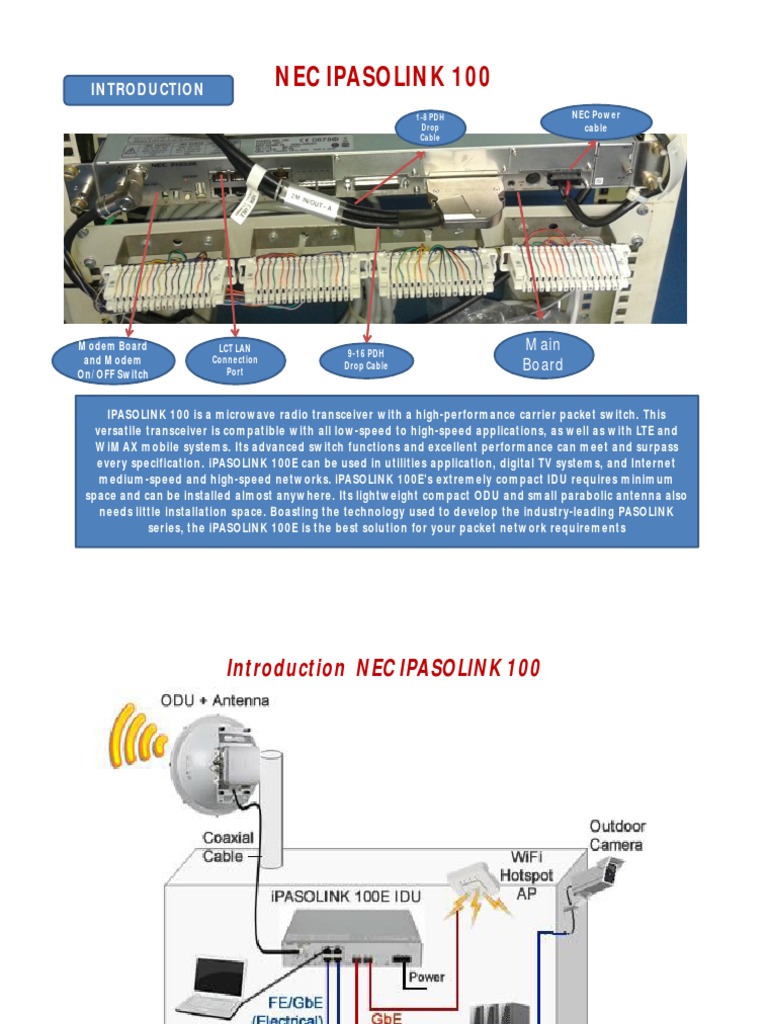 Nec Ipasolink 100 Commisioning Process PDF | PDF | Modem | Cable Television