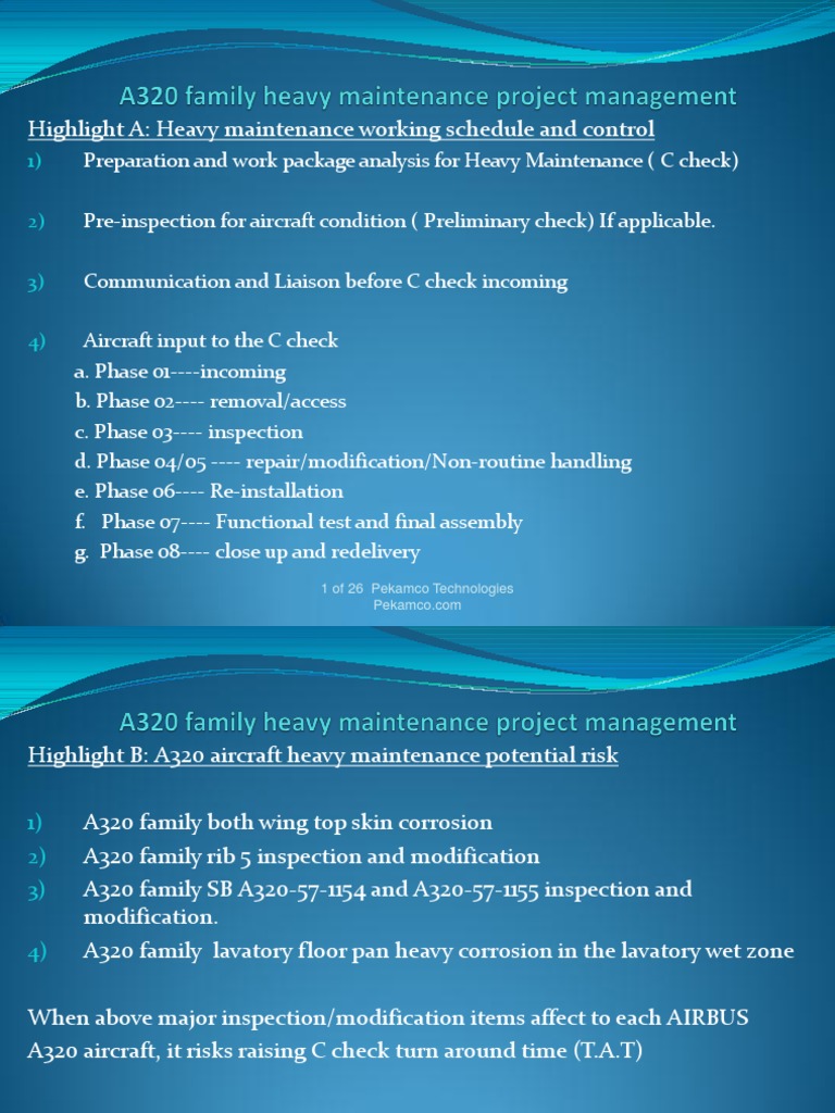 A320 Heavy Maintenance Workflow Guide | PDF | Airbus | Attention
