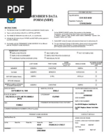Pag-IBIG Member Data Form (MDF) | PDF