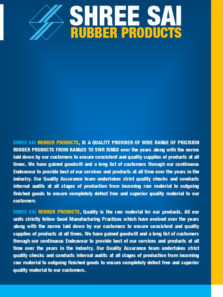 Rubber Products | PDF