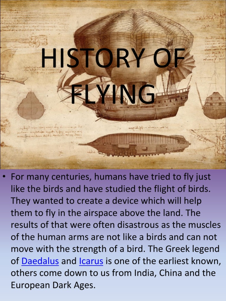 History of Flying | PDF | Wright Brothers | Flight