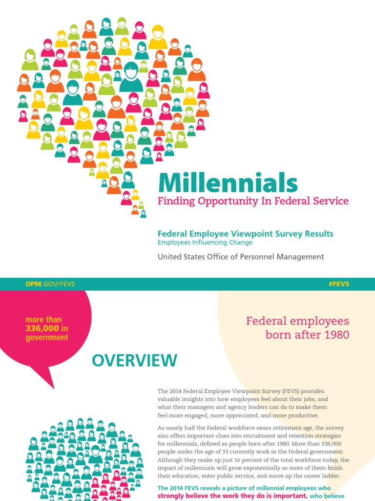 Federal Employee Viewpoint Survey - Millennials | PDF | Millennials ...